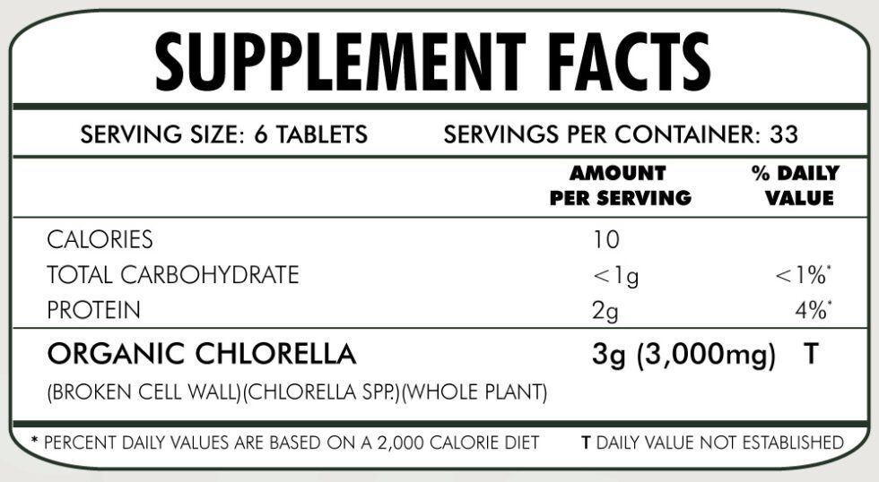 Organic Chlorella - Galen Formulas